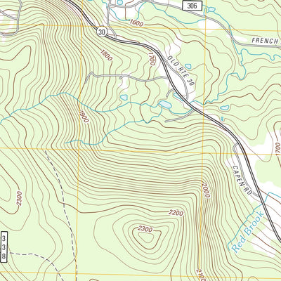 Peru, VT (2012, 24000-Scale) Map by United States Geological Survey ...