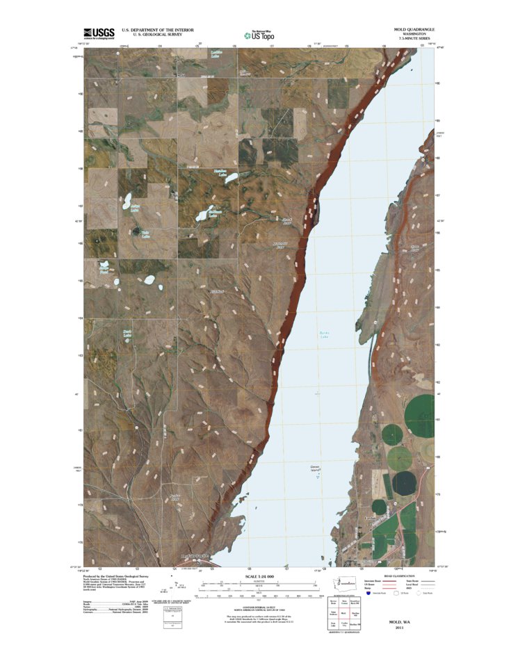 Mold, WA (2011, 24000-Scale) Map by United States Geological Survey ...