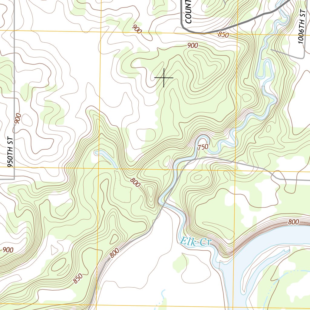 Elk Creek Lake, WI (2013, 24000-Scale) Map by United States Geological ...