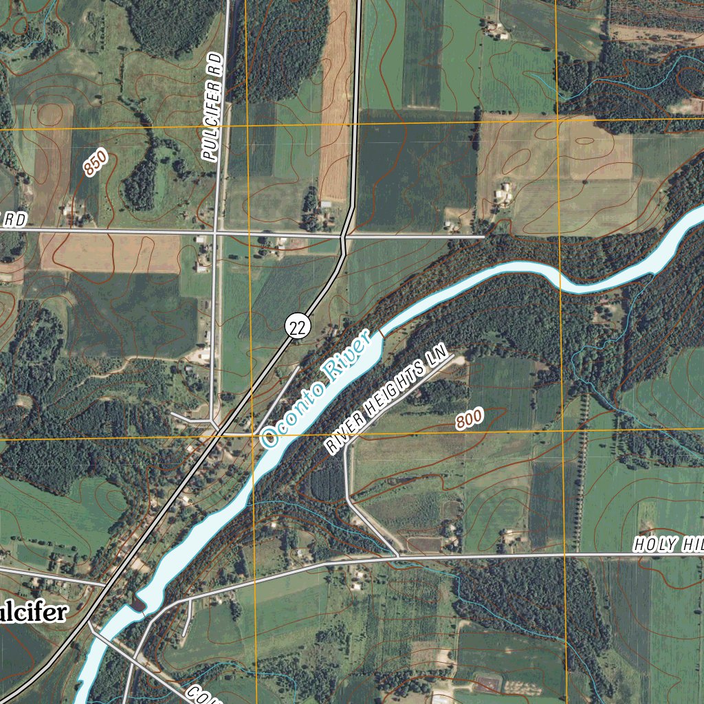 Krakow, WI (2010, 24000-Scale) Map by United States Geological Survey ...