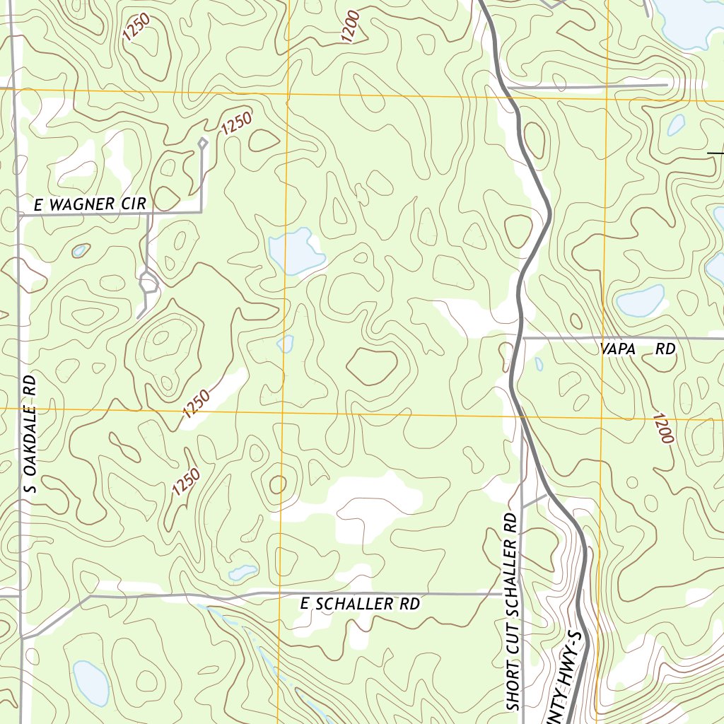 Lake Minnesuing, WI (2013, 24000-Scale) Map by United States Geological ...