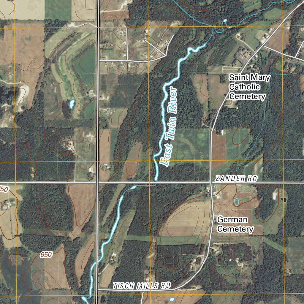 Larrabee, WI (2010, 24000-Scale) Map by United States Geological Survey ...
