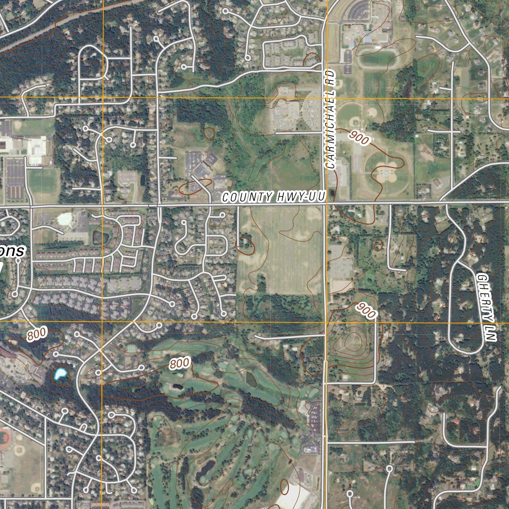 Northline, WI (2010, 24000-Scale) Map by United States Geological ...