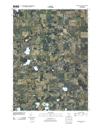 Paddock Lake, WI (2010, 24000-Scale) Map by United States Geological ...