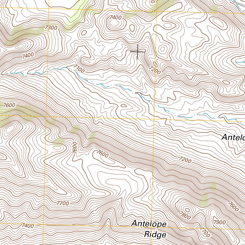 Antelope Ridge, WY (2012, 24000-Scale) Map by United States Geological ...