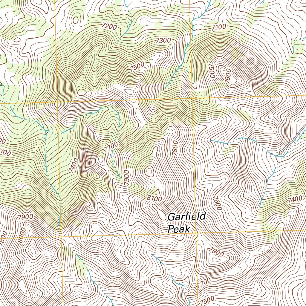 Garfield Peak, WY (2012, 24000-Scale) Map by United States Geological ...