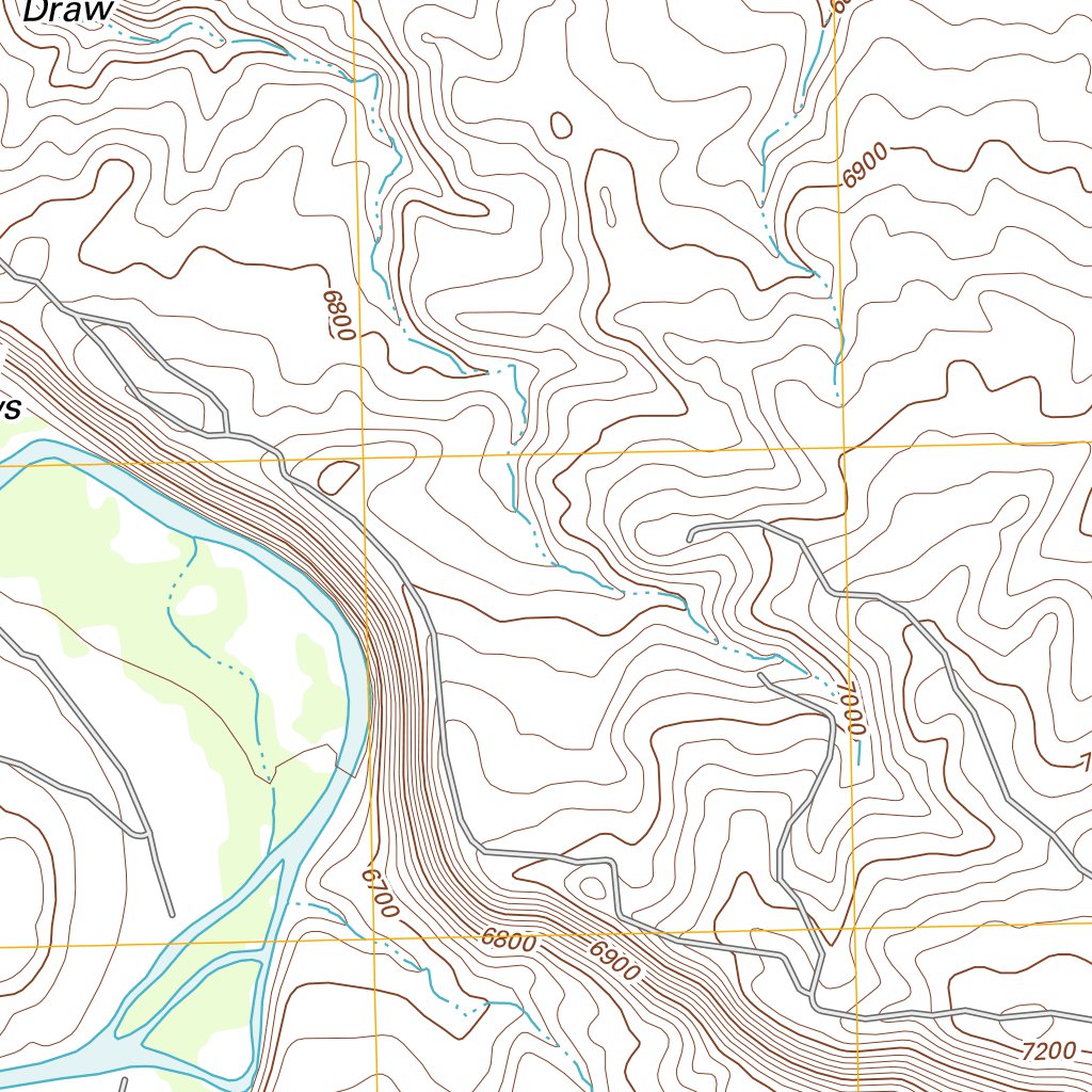 Overland Crossing, WY (2012, 24000-Scale) Map by United States ...