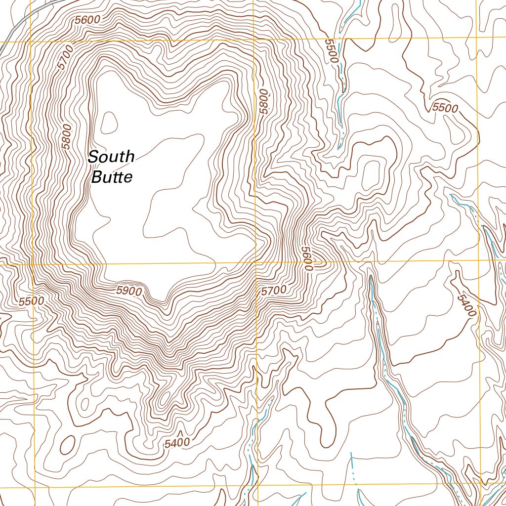 South Butte, WY (2012, 24000-Scale) Map by United States Geological ...