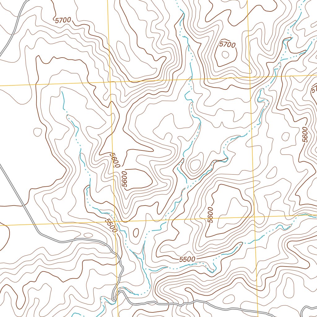 Squaw Butte NE, WY (2012, 24000-Scale) Map by United States Geological ...