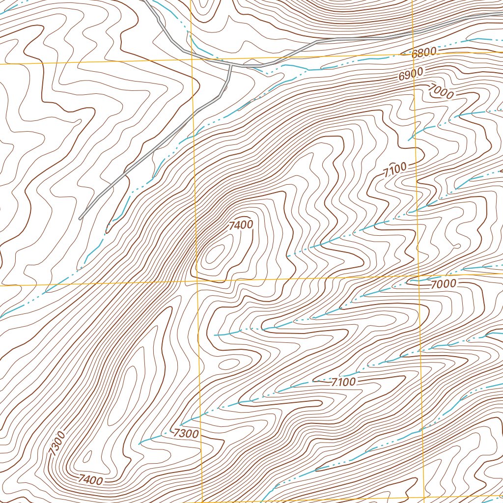Wild Horse Mountain, WY (2012, 24000-Scale) Map by United States ...