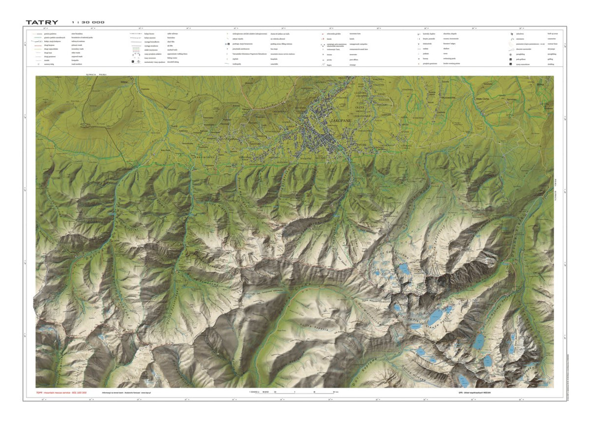 Tatry Polskie Map by Adventuremapping Ltd. | Avenza Maps