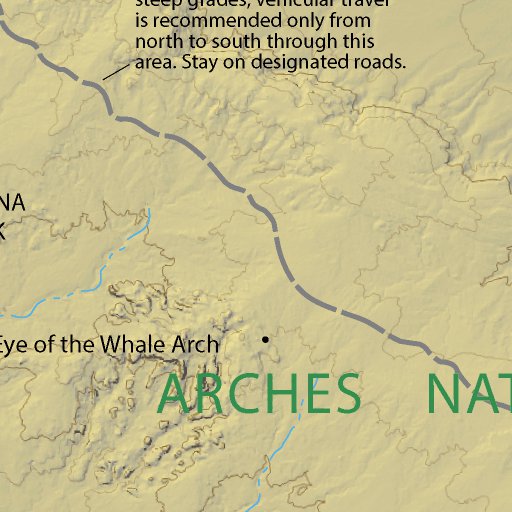 Arches National Park Map by AMG Maps | Avenza Maps