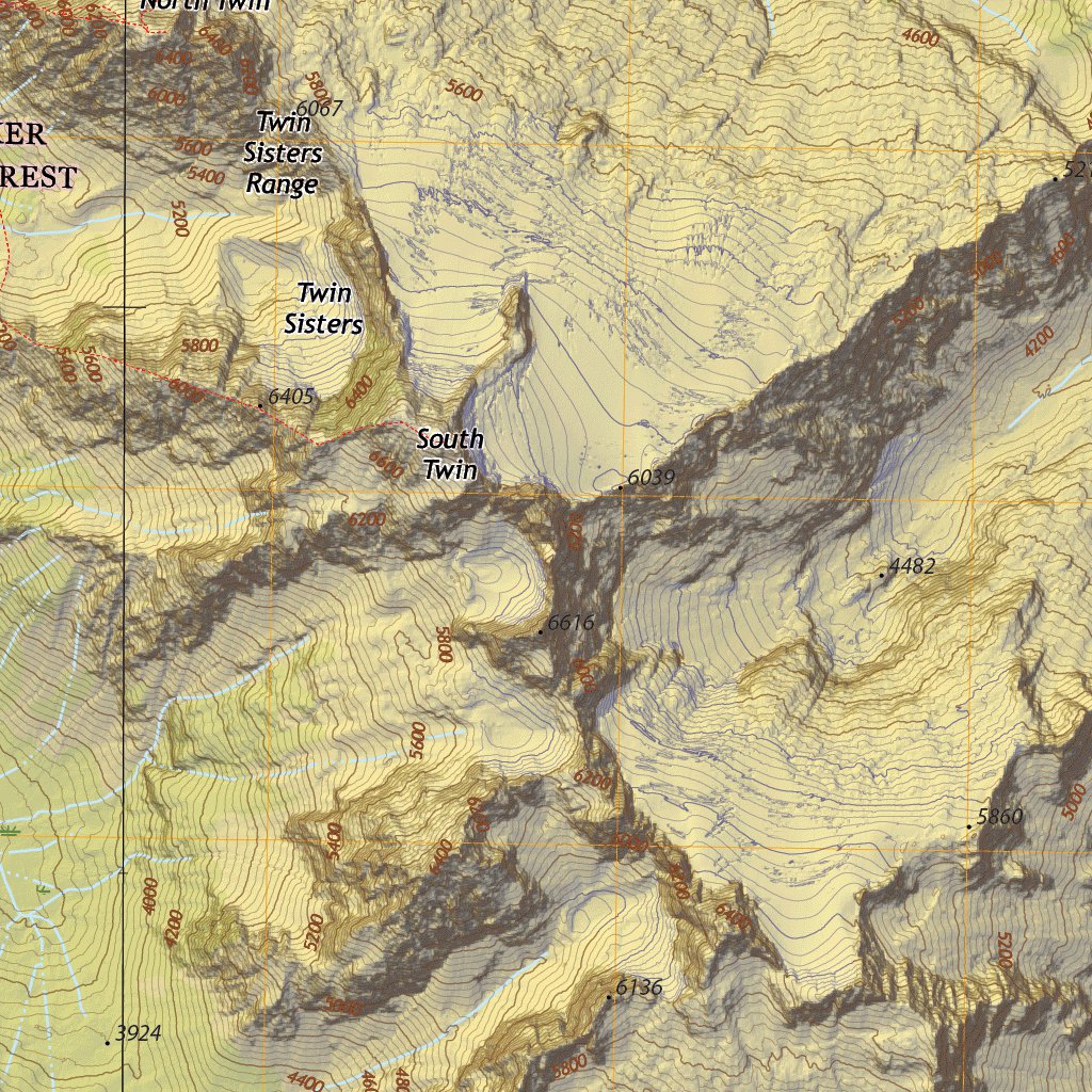Mount Baker Map by AMG Maps | Avenza Maps