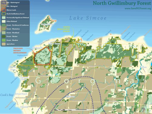 North Gwillimbury Forest Map by Anderson Maps | Avenza Maps