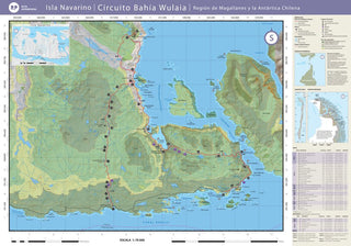 Mapa Bahía Wulaia Map by Andeshandbook | Avenza Maps