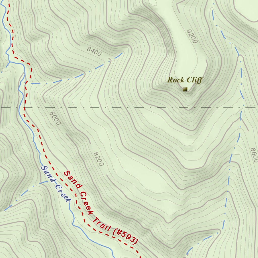 Bear Mountain, Colorado 7.5 Minute Topographic Map by Apogee Mapping ...