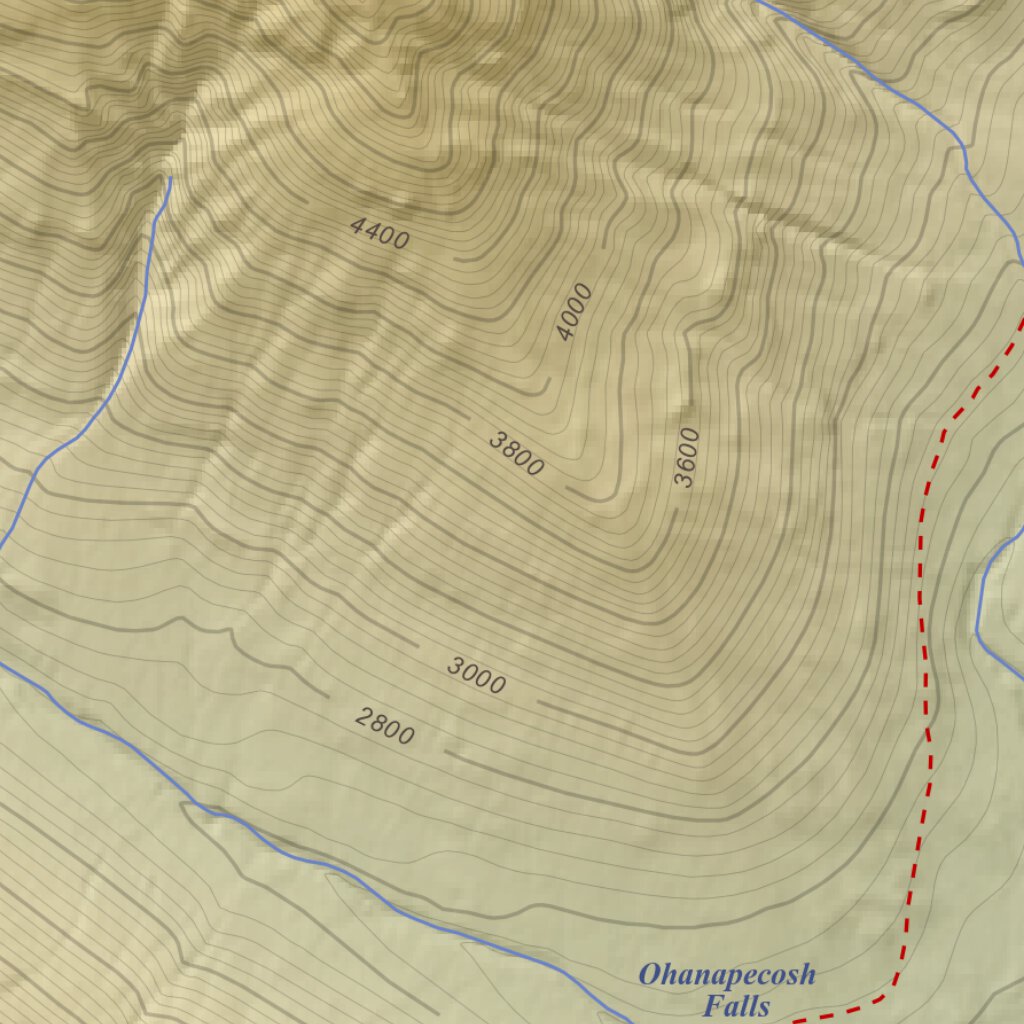 Chinook Pass, Washington 7.5 Minute Topographic Map - Color Hillshade ...