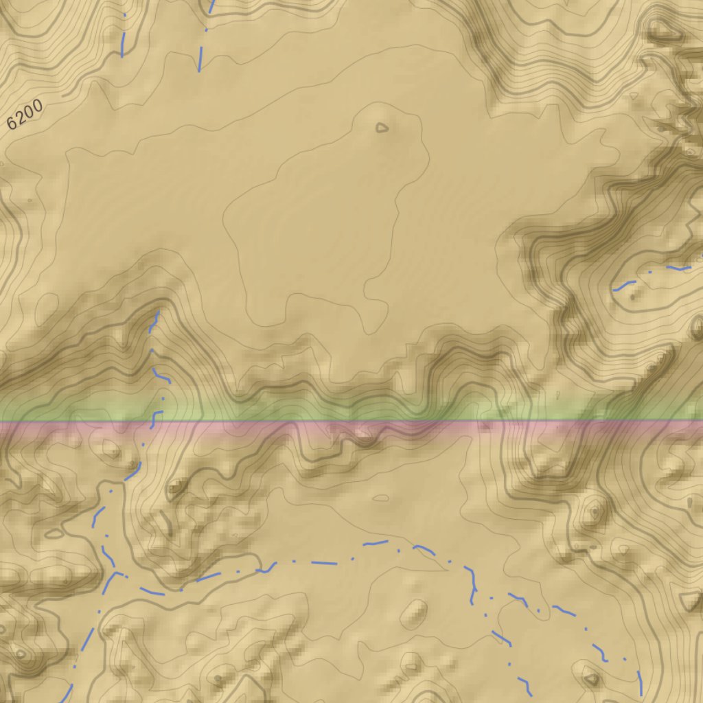 Druid Arch, Utah 7.5 Minute Topographic Map - Color Hillshade by Apogee ...