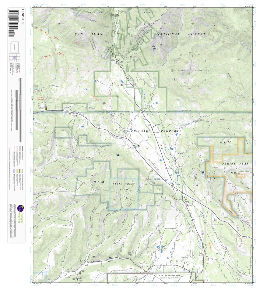 Colorado Topographic Map