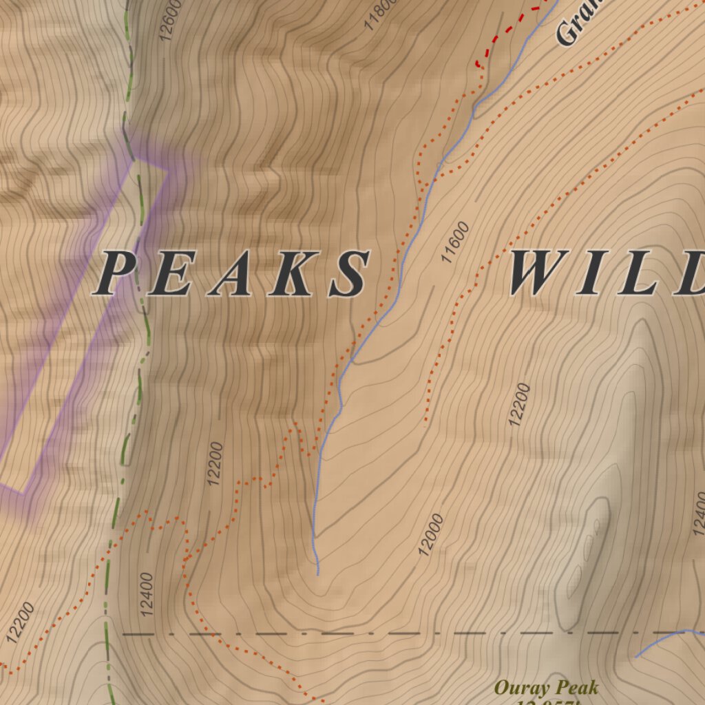 Independence Pass, Colorado 7.5 Minute Topographic Map - Color ...