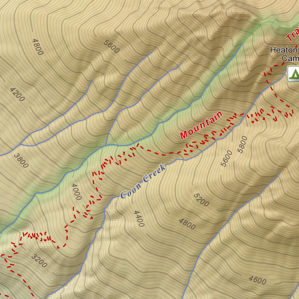 McGregor Mountain, Washington 7.5 Minute Topographic Map - Color ...
