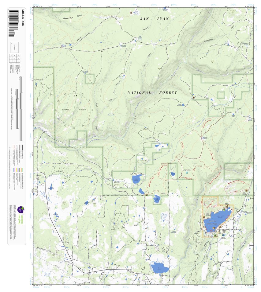 Millwood, Colorado 7.5 Minute Topographic Map by Apogee Mapping, Inc ...