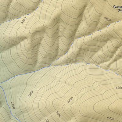 Mount Angeles, Washington 7.5 Minute Topographic Map - Color Hillshade ...