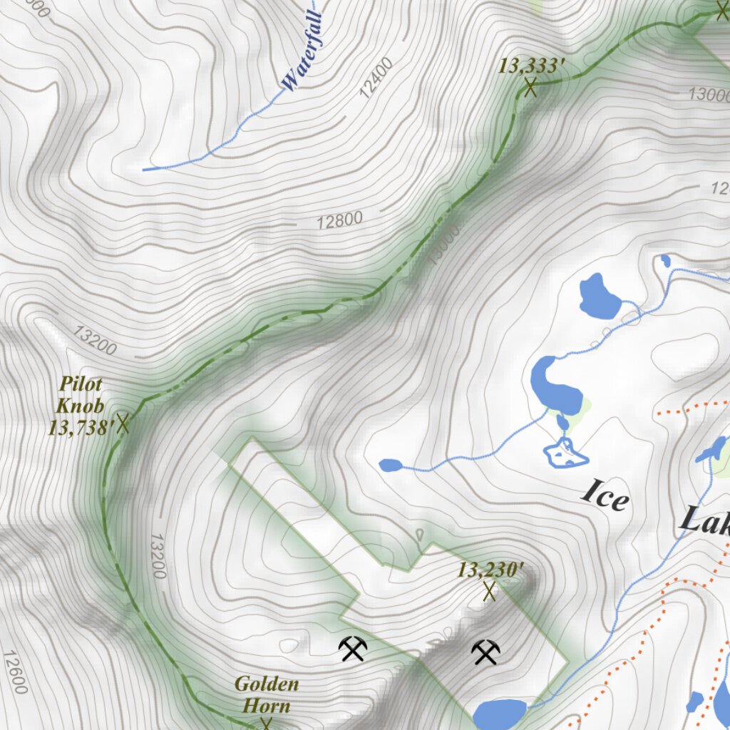 Ophir, Colorado 7.5 Minute Topographic Map by Apogee Mapping, Inc ...