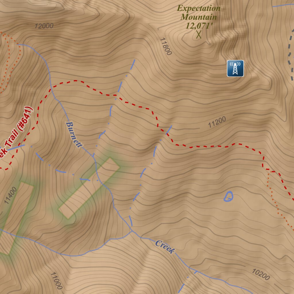 Rico, Colorado 7.5 Minute Topographic Map - Color Hillshade by Apogee ...