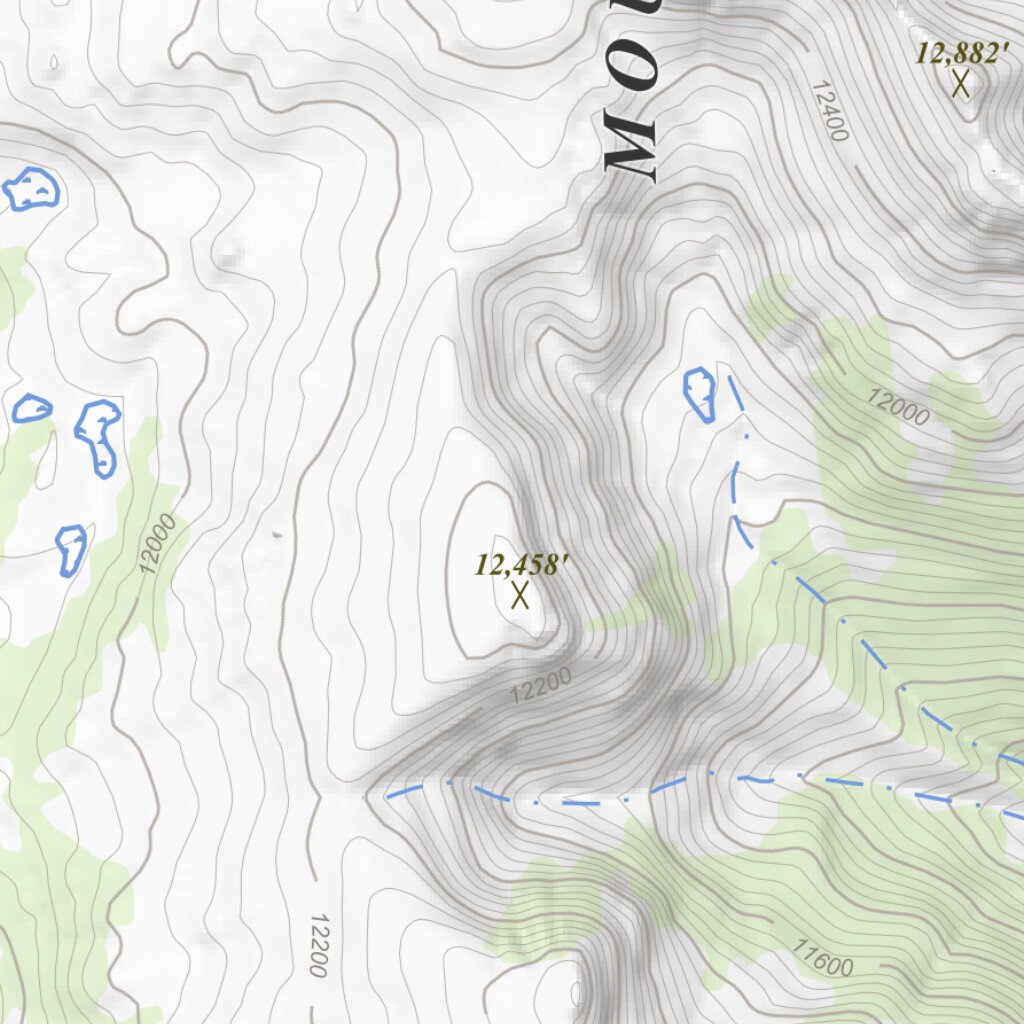Snowdon Peak, Colorado 7.5 Minute Topographic Map by Apogee Mapping ...