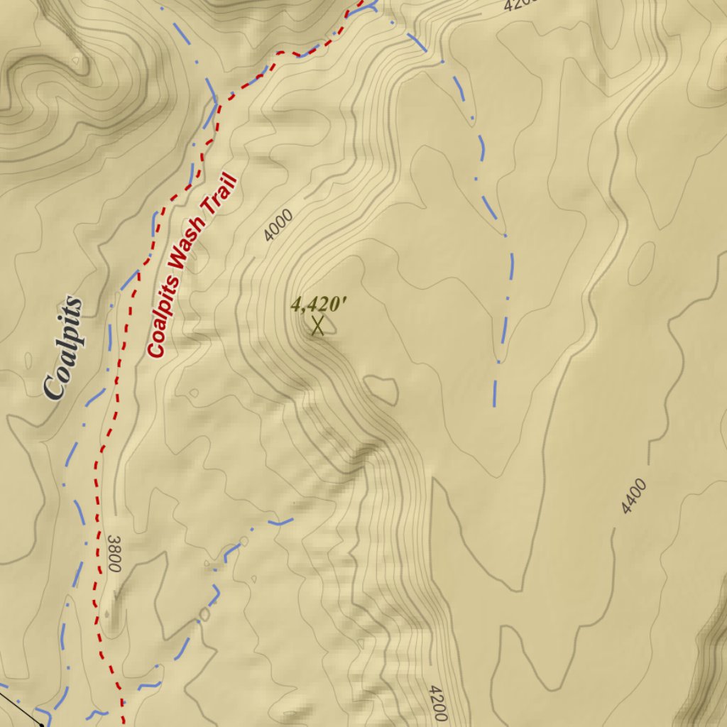 Springdale West, Utah 7.5 Minute Topographic Map - Color Hillshade by ...