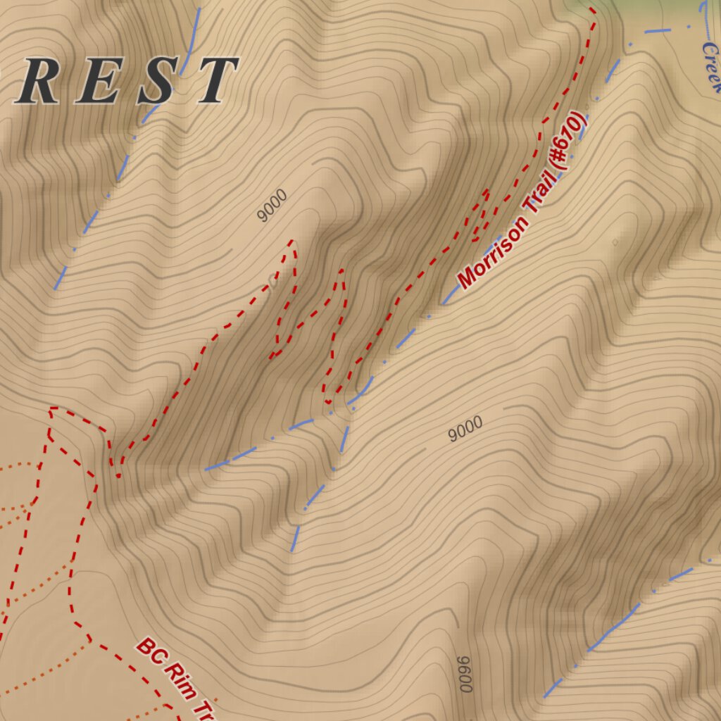Wallace Ranch, Colorado 7.5 Minute Topographic Map - Color Hillshade by ...