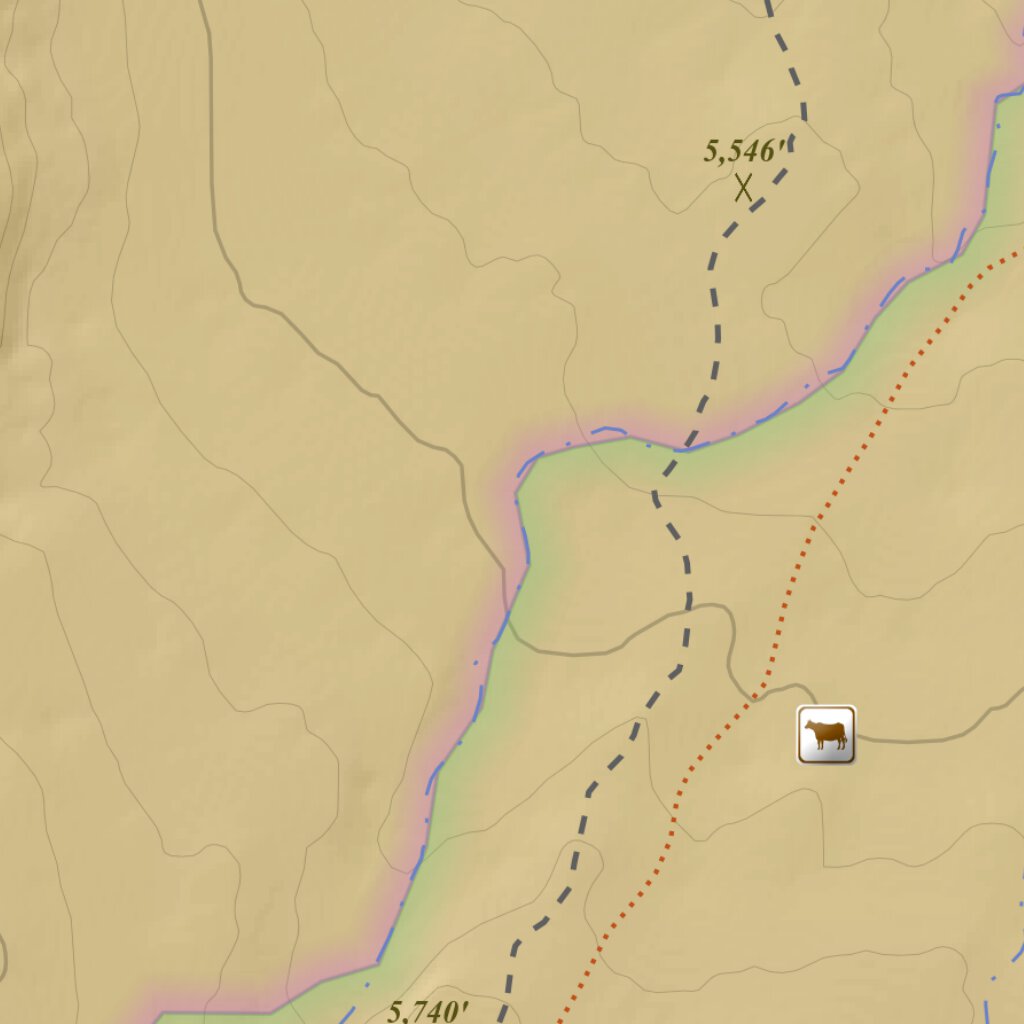 Wrather Arch, Arizona 7.5 Minute Topographic Map - Color Hillshade by ...