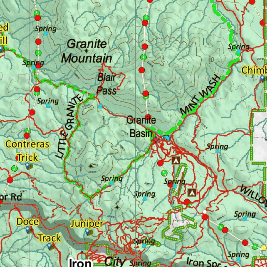 Arizona Unit 19B Land Ownership and Deer Concentrations Map by Arizona ...