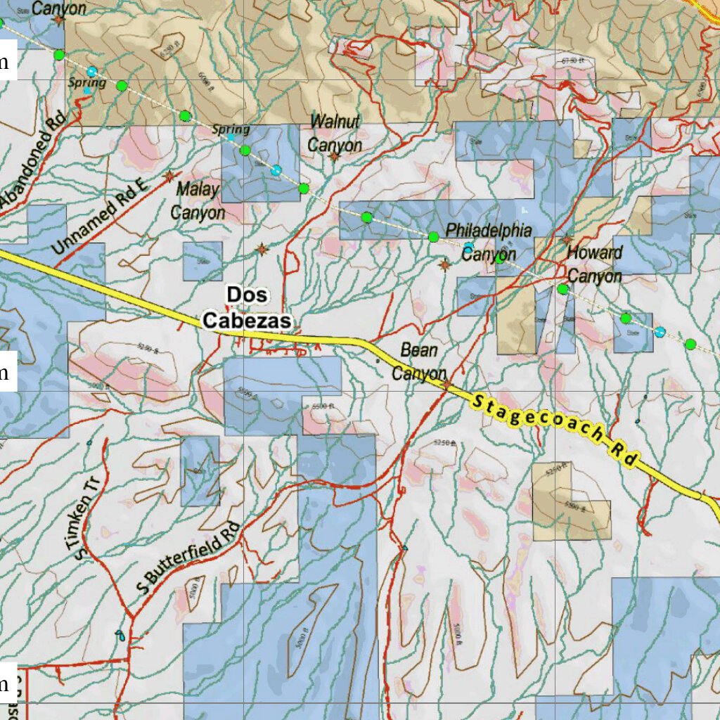 Arizona Unit 29 Land Ownership and Deer Concentrations Map by Arizona ...