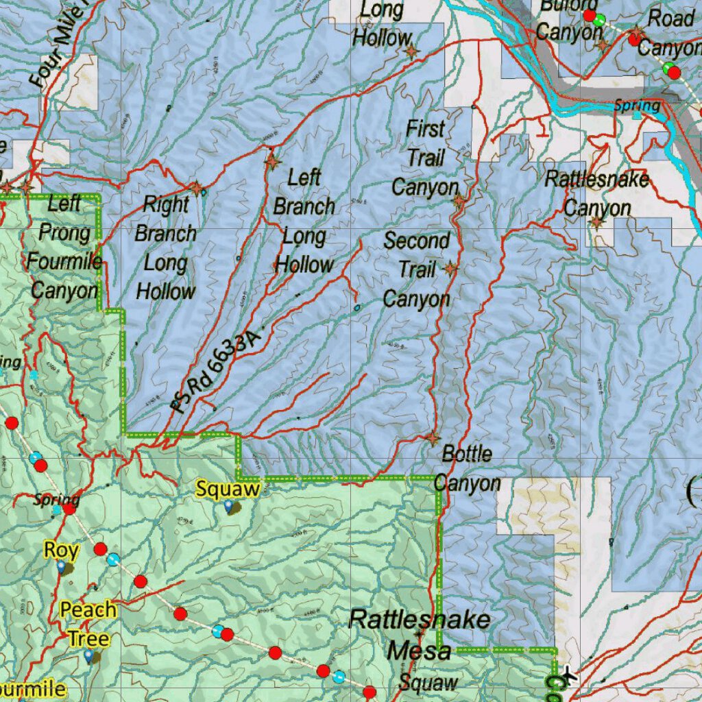 Arizona Unit 32 Land Ownership and Deer Concentrations Map by Arizona ...