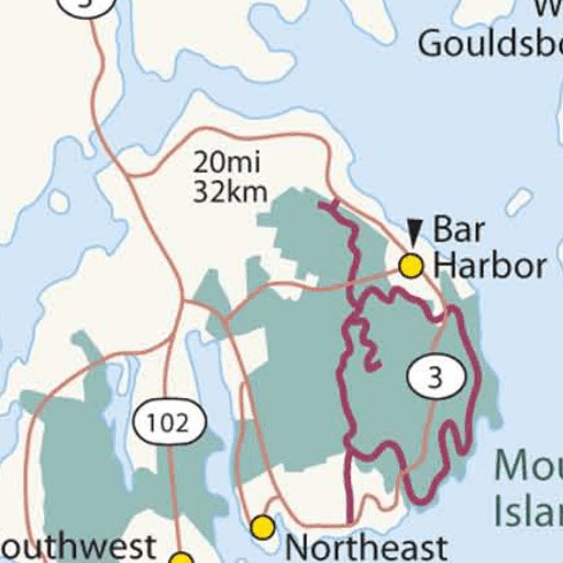 Acadia National Park Local Area Map by Avenza Systems Inc. | Avenza Maps