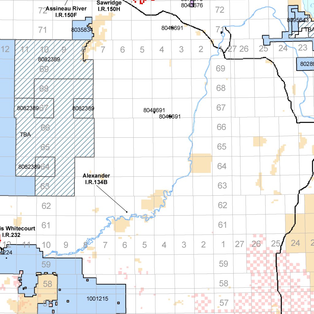 Alberta Metallic Dispositions Map by Avenza Systems Inc. | Avenza Maps
