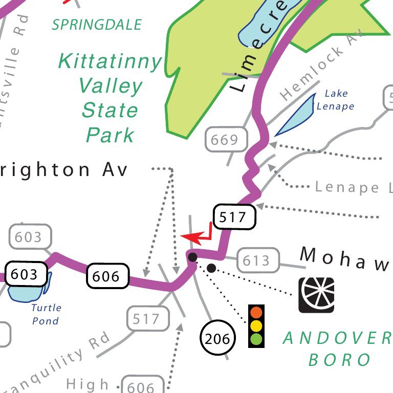 Allamuchy Allegory Ride Map by Avenza Systems Inc. | Avenza Maps