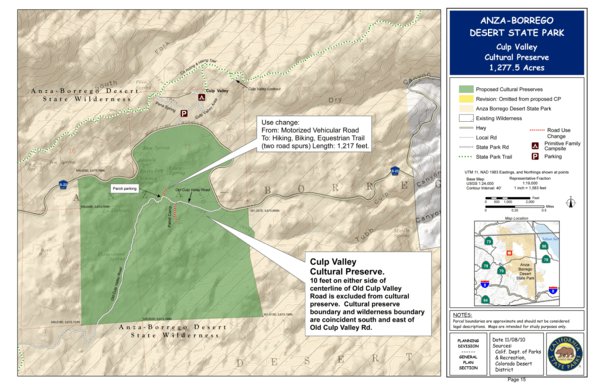 Anza-Borrego Desert State Park - Culp Valley Map by Avenza Systems Inc ...