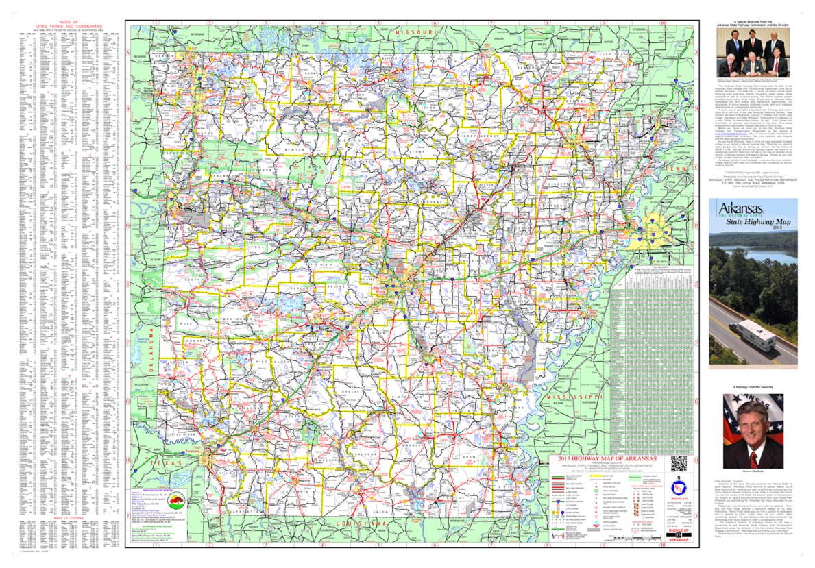 Arkansas Highways Map by Avenza Systems Inc. | Avenza Maps