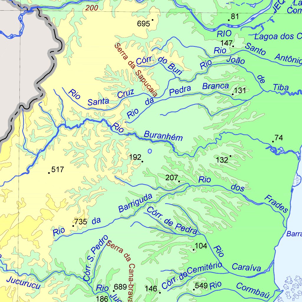 Bahia, Brazil Map by Avenza Systems Inc. | Avenza Maps