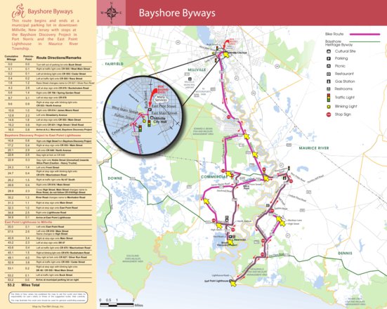 Bayshore Byways Map by Avenza Systems Inc. | Avenza Maps