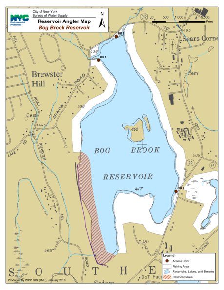 Bog Brook Angler Reservoir Map by Avenza Systems Inc. | Avenza Maps