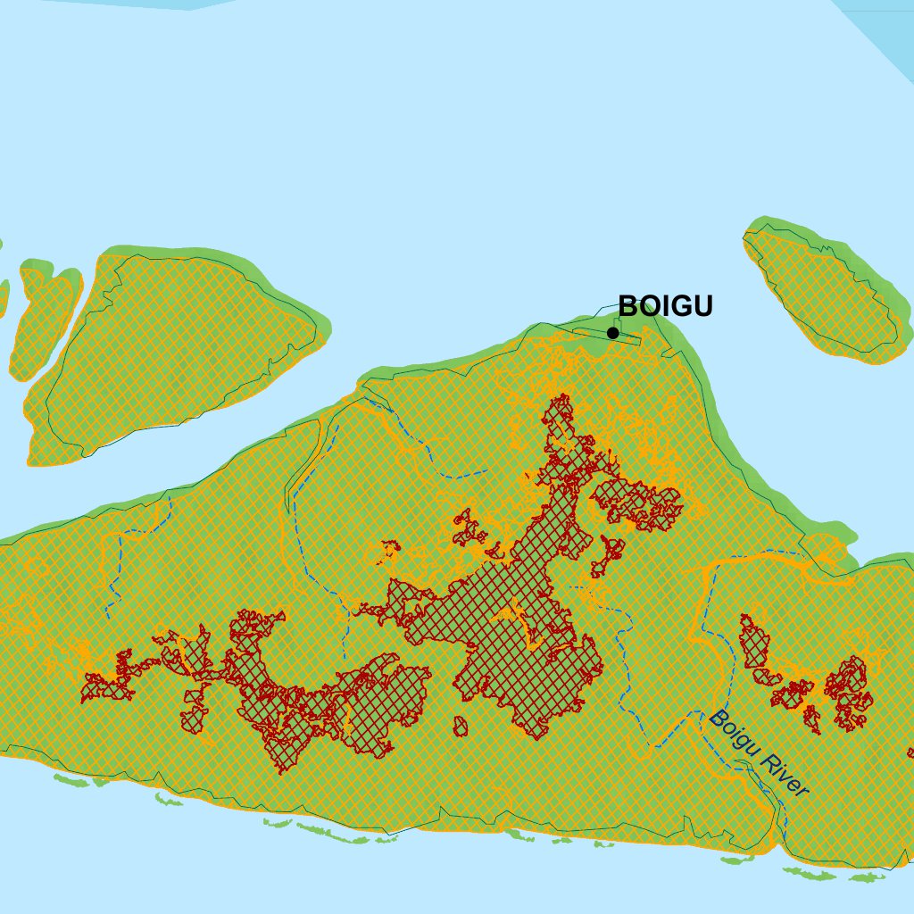 Boigu Map by Avenza Systems Inc. | Avenza Maps