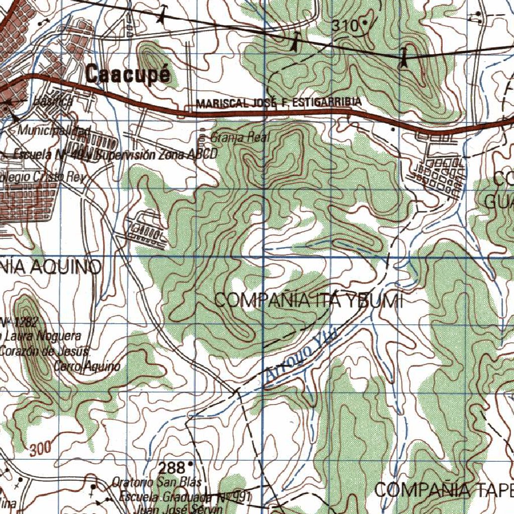 Caacupé Map by Avenza Systems Inc. | Avenza Maps