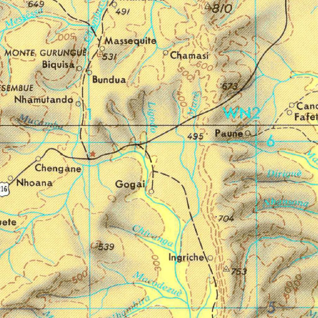 Chibavava, Mozambique - sf-36-3 Map by Avenza Systems Inc. | Avenza Maps