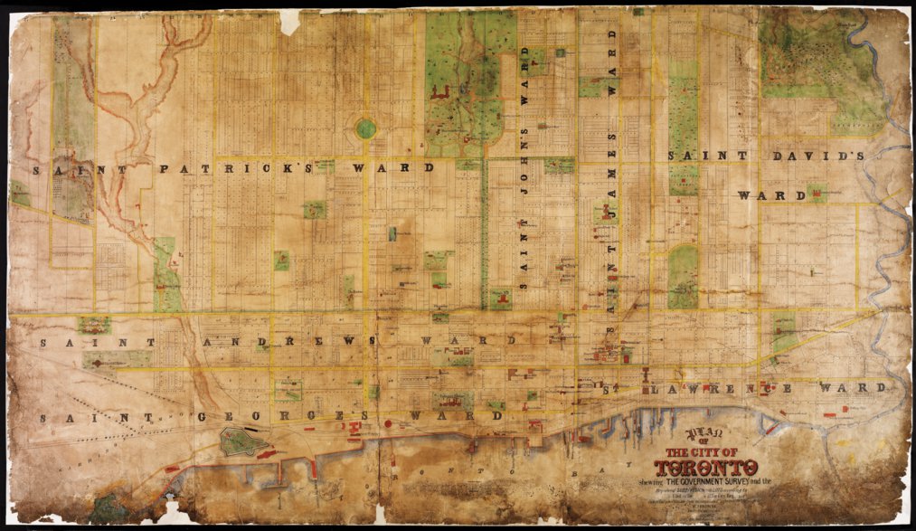City of Toronto Government Survey - 1862 Map by Avenza Systems Inc ...