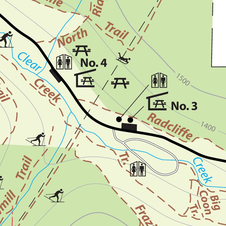Clear Creek State Park Map by Avenza Systems Inc. | Avenza Maps