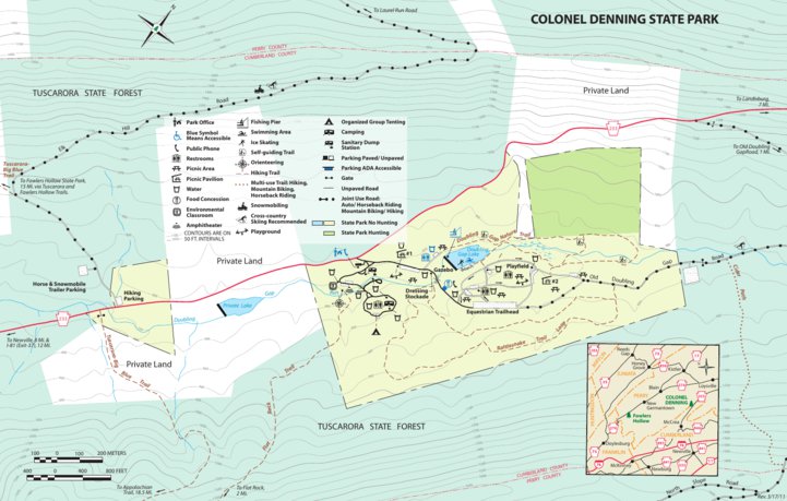 Colonel Denning State Park Map by Avenza Systems Inc. | Avenza Maps
